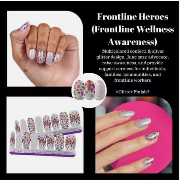 Color Street | Makeup | Color Street Frontline Heroes Glitter Retired ...